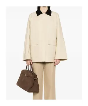TOTEME Long-sleeved Jacket With Lapels - Beige