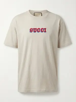 Gucci Logo-print Cotton T-shirt