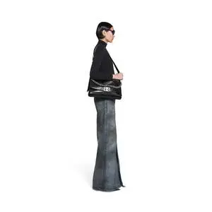 Balenciaga Faded Effect Maxi Skirt