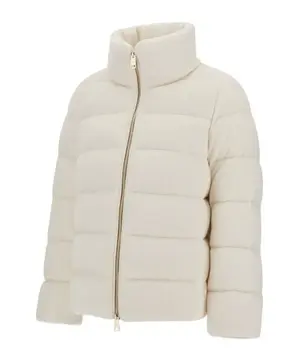Herno Quilted High-neck Jacket - White