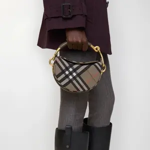 Burberry Bridle Checked Clutch Bag