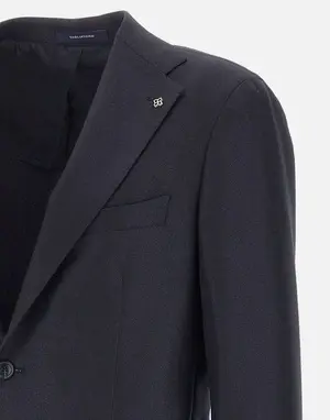 Tagliatore Single Breasted Tailored Blazer - Black