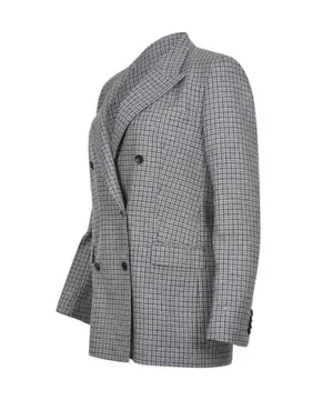 Tagliatore Houndstooth Double-breasted Blazer