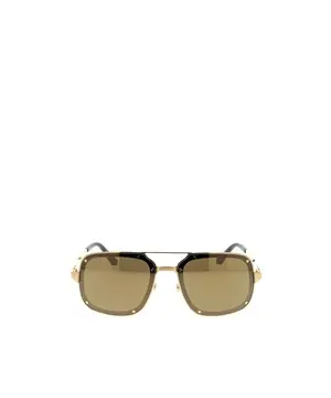 Cartier Rimless Pilot Sunglasses - Green