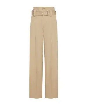 Bottega Veneta High-waisted Wide-leg Trousers