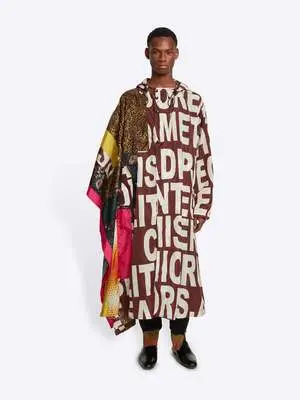 Dries Van Noten Oversized Hooded Long Cloak