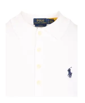 Polo Ralph Lauren Straight Hem Logo Embroidered Polo Shirt