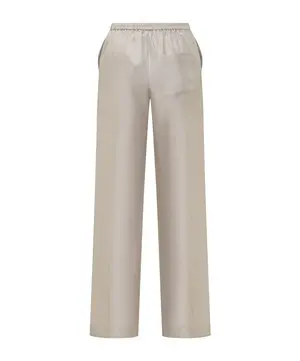 LOULOU STUDIO Alera Wide-leg Silk Trousers