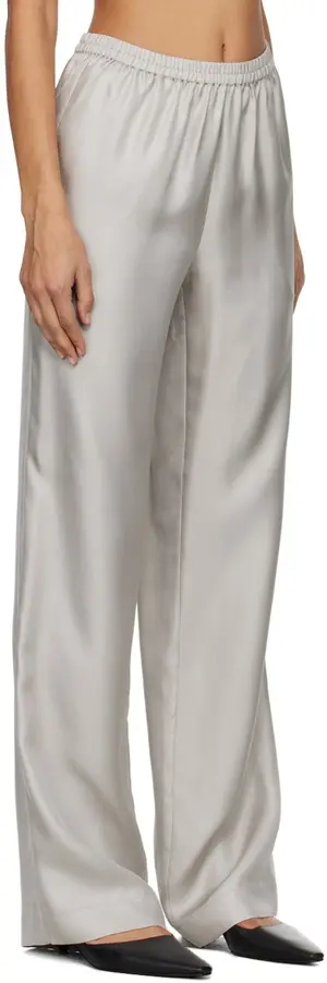 LOULOU STUDIO Alera Wide-leg Silk Trousers