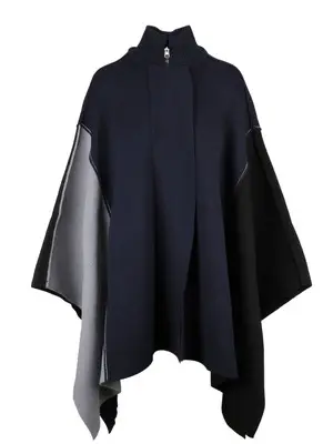 Chloé Asymmetrical Wool Cape