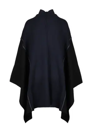 Chloé Asymmetrical Wool Cape