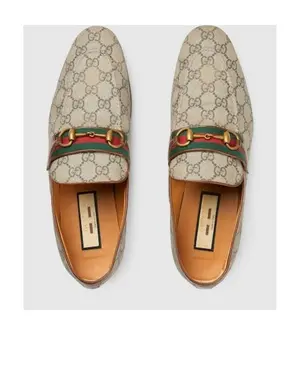 Gucci Horsebit Loafers - Nude