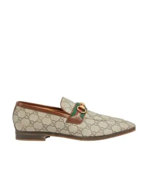 Gucci Horsebit Loafers - Nude