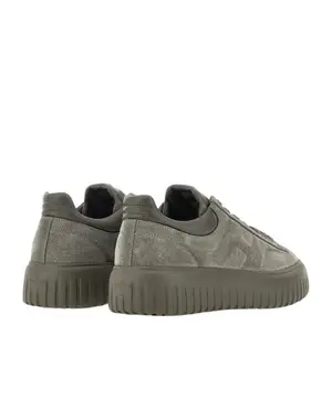 Hogan H-stripes Lace-up Sneakers - Grey