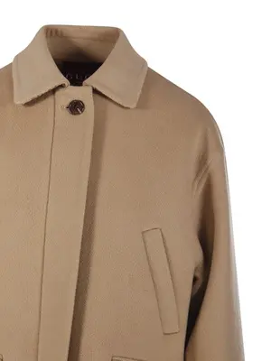 Gucci Long Sleeved Caban Jacket - Camel Brown