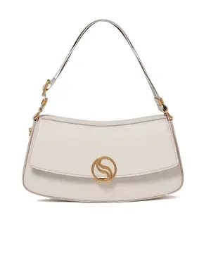 Stella McCartney S-wave Shoulder Bag - White
