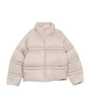Axel Arigato Puffer Jacket With Stand Collar - Brown