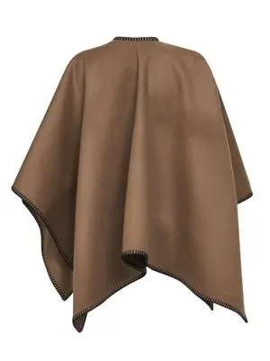 Max Mara Colomba Belted Cape - Brown