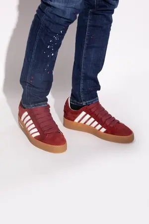Dsquared2 Round Toe Lace-up Sneakers