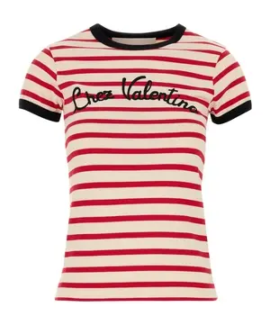 Valentino Garavani Striped Crewneck T-shirt - No