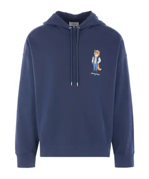 Maison Kitsune Trimmed Sweatshirts Hoodies For Men