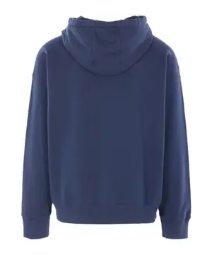 Maison Kitsuné Hooded Sweatshirt With Fox Print - Navy
