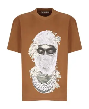 IH NOM UH NIT Short-sleeved T-shirt With Round Neck - Brown
