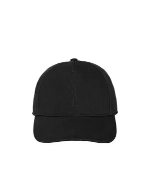 Saint Laurent Cassandre Baseball Cap - Black
