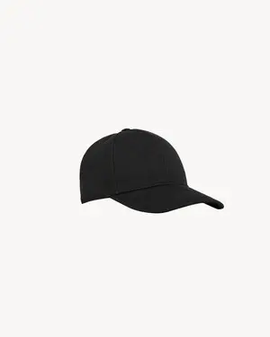 Saint Laurent Cassandre Baseball Cap - Black