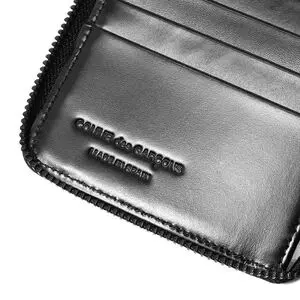 Comme Des Garçons Logo Wallet - Black