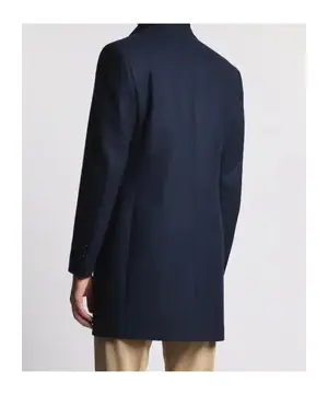 FAY 3-in-1 Double Coat In Cashmere Blend Wool - Blue