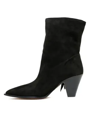 AQUAZZURA Fringed Short Boots