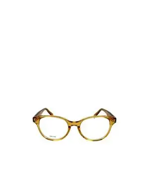 Celine Logo Transparent Eyeglasses - Yellow