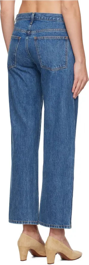 Khaite Straight Leg Jeans - Indigo