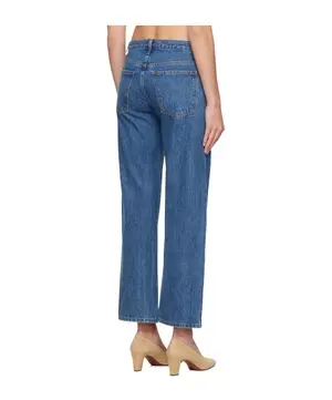 Khaite Kerrie Straight-leg Jeans - Indigo