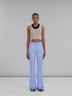 Marni High-waist Flared Tailored Trousers