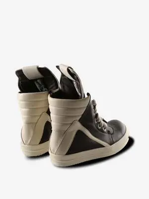 Rick Owens Jumbolace Geobasket High-top Sneakers - Nude