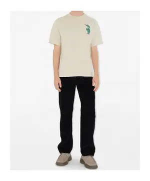 Burberry Ekd Motif Crewneck T-shirt - Chalk White