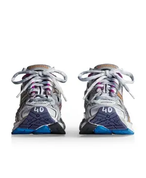 Balenciaga Mesh Panelled Runner Sneakers - Multicolor