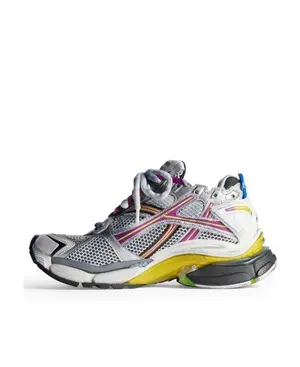 Balenciaga Mesh Panelled Runner Sneakers - Multicolor