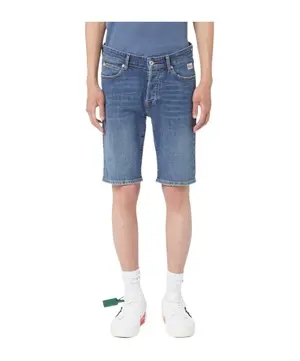 ROY ROGER'S Belt-loop Denim Shorts