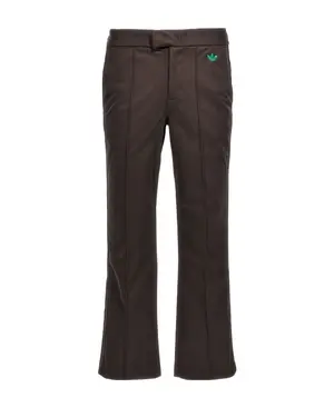 ADIDAS X WALES B ONNER Adidas X Wales Bonner Logo Detailed Straight Leg Trousers - Black
