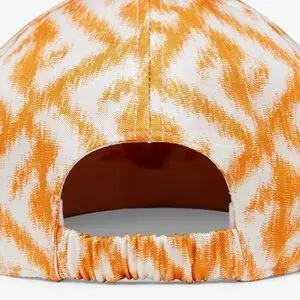 Fendi Multicolour Silk Baseball Cap - Nude