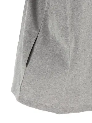 Miu Miu Ruffled Crewneck Dress