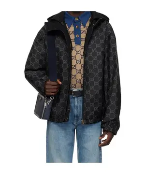Gucci Reversible Gg Ripstop Nylon Jacket