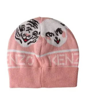 Kenzo Baby Suit And Hat Set With Inlaid Logo