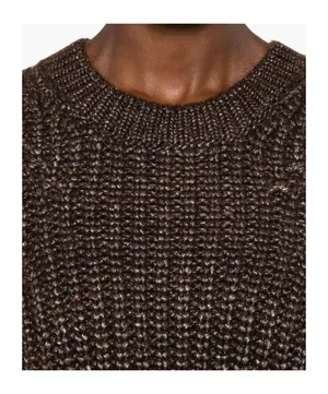 Herno Crewneck Knitted Jumper - Black