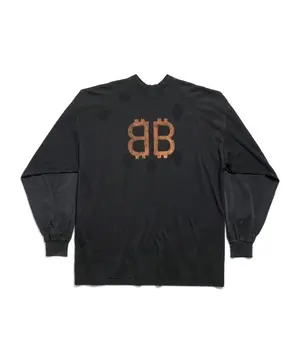 Balenciaga Graphic Printed Long-sleeve T-shirt
