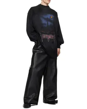 Balenciaga Graphic Printed Long-sleeve T-shirt