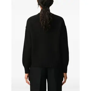 AMI Paris De Coeur Crewneck Jumper - Black